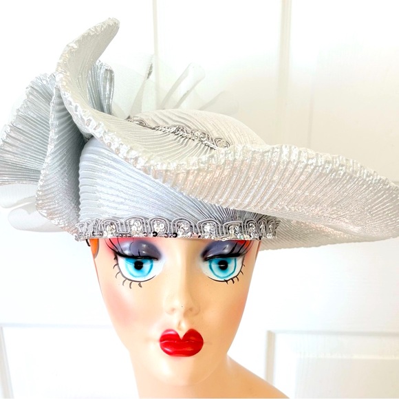 Vintage | Accessories | Vintage 8s Deborah Silver Lame Glitter Dynasty ...